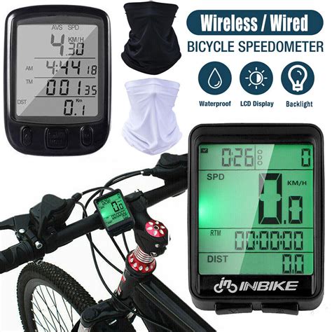 Inbike Speedometer Inbike Rainproof Bike Computer Wireless And Wired