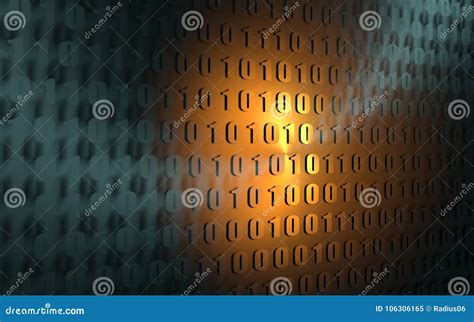 Binary Code Backdrop Stock Illustration Illustration Of Coding 106306165