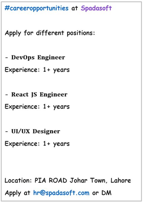 job opportunities for devops react js ui ux designer at spadasoft in