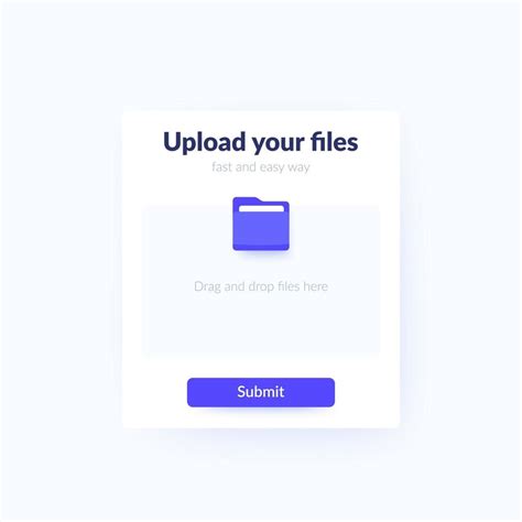 Fazer Upload De Formul Rio De Arquivos O De Envio Design De
