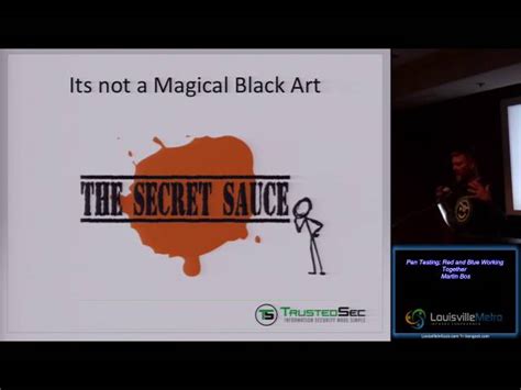 Conference Talks Talk Technical Pen Testing Red And Blue Working