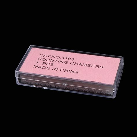 Placa De Conteo De Células Sanguíneos Microscopio Deslizante De Vidrio