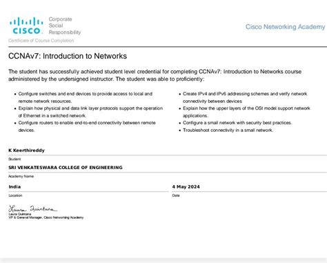 Keerthi Reddy Kaareti On Linkedin Ciscocertified Networking Professionaldevelopment