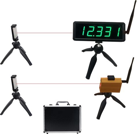 Yz Battery Powered Wireless Laser Timer For Sprints Race Clock Running Stopwatch Electronic Bike