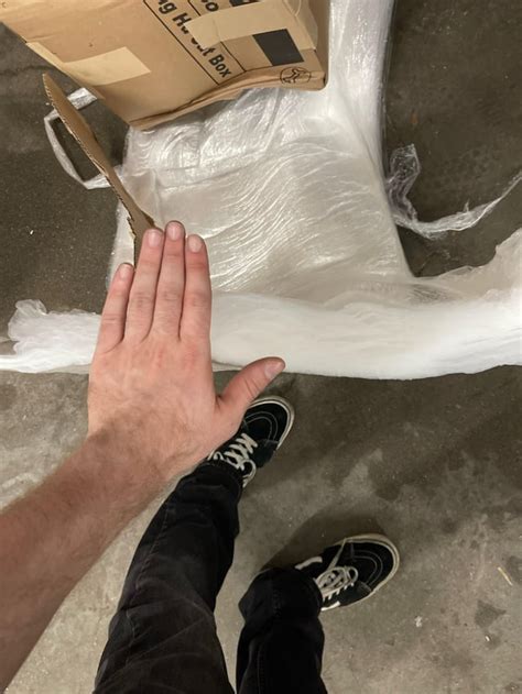 The Thickness Of The Plastic Wrap On This Pallet From Dc Rwalmart