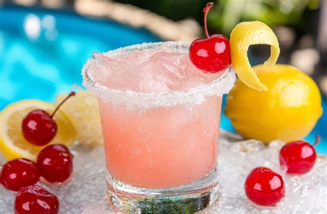 Sbagliato Rosa An Alcoholic Blend Of Italian Red Liqueur And Aperitif Served With Champagne