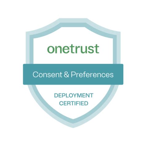 OneTrust Consent Preferences Deployment Certification Credly