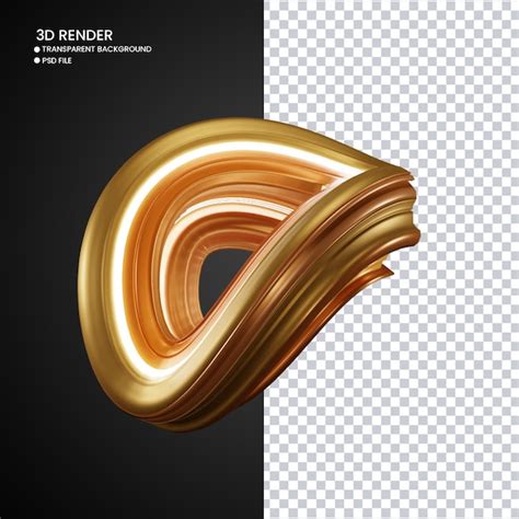 Premium PSD 3d Rendering Of Abstract Shape