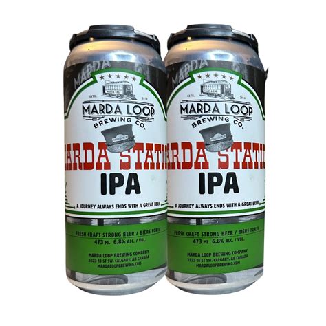 Wine And Beyond Marda Loop Marda Station Ipa 473ml 4pk Can Marda Loop Brewing 1892 Ml 0