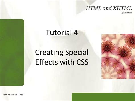 Ppt Tutorial 4 Creating Special Effects With Css Powerpoint