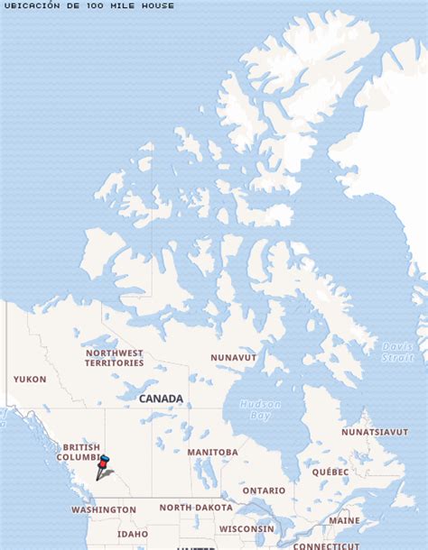 Mapa De 100 Mile House Canada Latitud Y Longitud Mapas Gratuitos