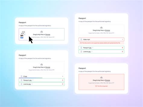 Drag And Drop Area Documents Input Animation Uiux Case Study By
