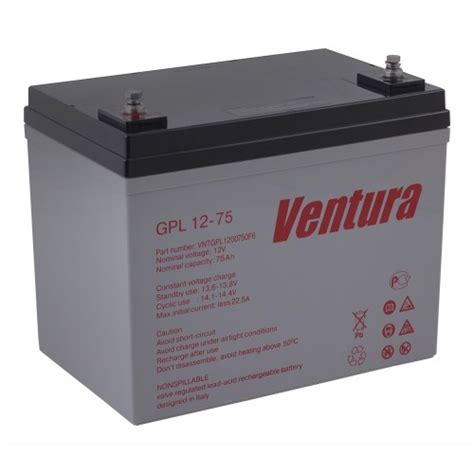 АКБ VENTURA GPL 12-75