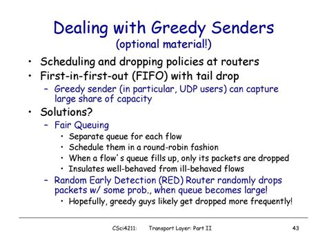 Transport Layer Part Ii Ppt Download