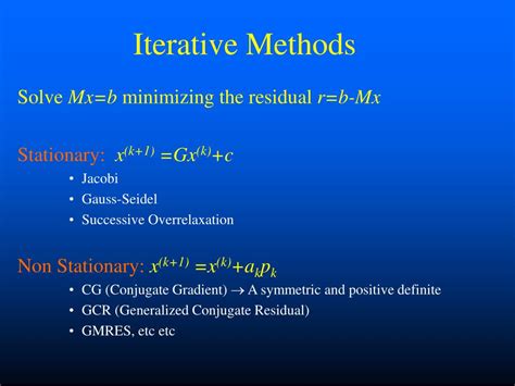 Ppt Krylov Subspace Methods I Powerpoint Presentation Free