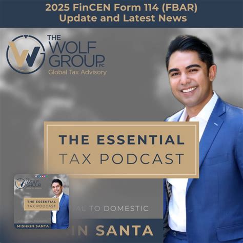 2025 Fincen Form 114 Fbar Up The Essential Tax Podcast Apple Podcasts