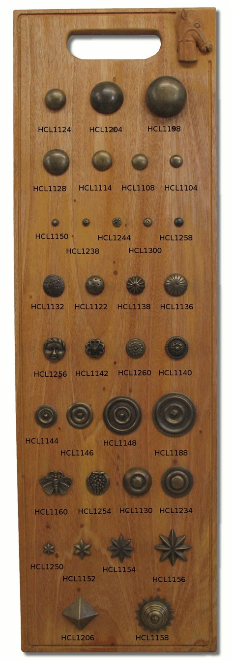 Display Boards Handcrafted Hardware