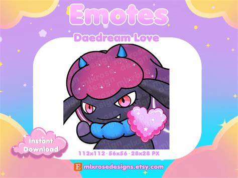 Palworld Daedream Love Emote For Twitch Streamers Discord Youtube