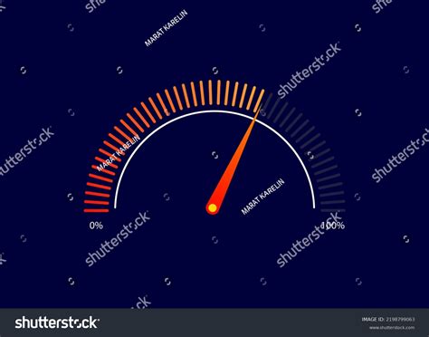 Gauge Meter Indicator Speedometer Icon Red Stock Vector Royalty Free 2198799063 Shutterstock
