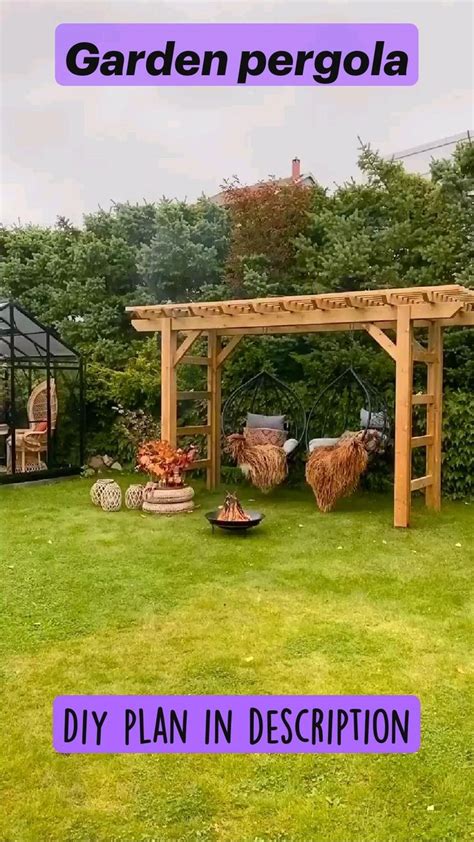 Garden Pergola Diy Plan In Description Diy Pergola Pergola Diy Plans
