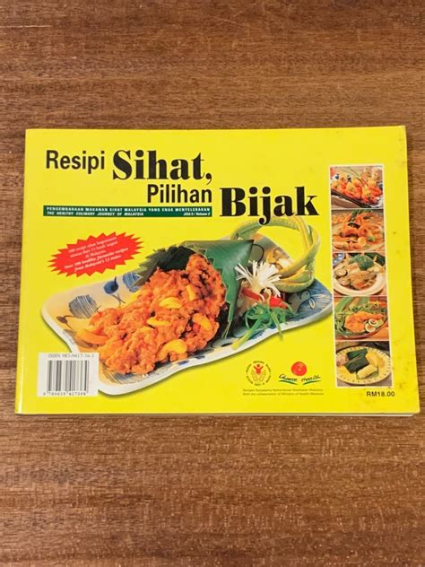 Resipi Sihat Pilihan Bijak Hobbies And Toys Books And Magazines