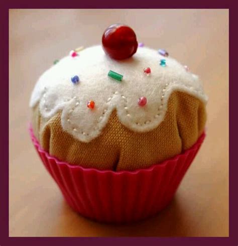 Super Cute Pin Cusion Pin Cushions Cake Shapes Birthday Cupcakes