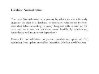 Ppt Database Normalization Benefits And Best Practices Powerpoint Presentation Id