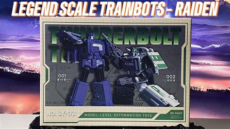 Legend Scale Transformers Trainbots Raiden Siyang Culture Thunderbolt