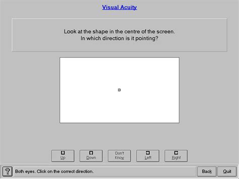 Visual Acuity Screen