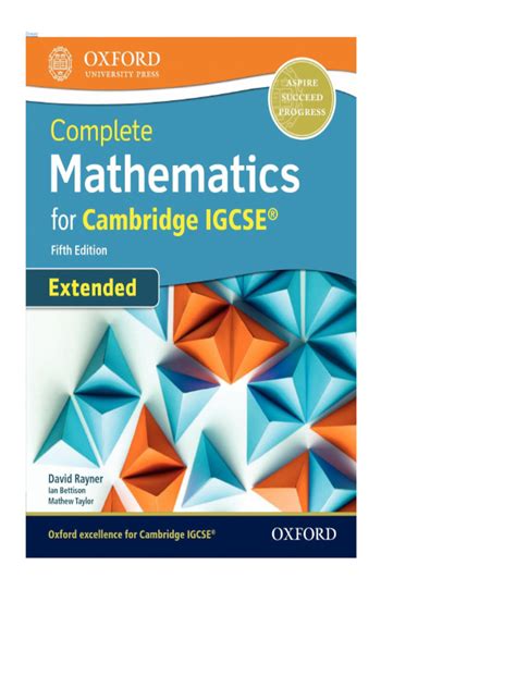 Extended Maths Grade 9 10 Pdf