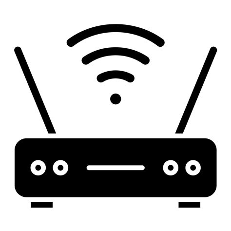 Wifi Router Vector Icon 21715043 Vector Art At Vecteezy