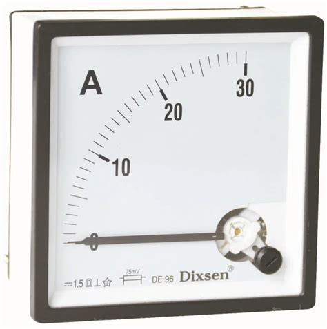 Analog Dc Amp Panel Meter Dc Ampere Meter Products From Zhejiang Dixsen