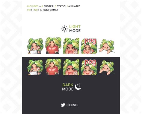 Zeri Emote Bundle 6 Emotes For Twitch Discord Youtube Etc Gaming