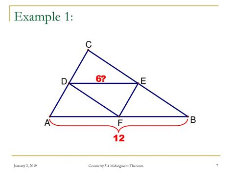 Geometry 6 4 Midsegment Theorem Ppt Download