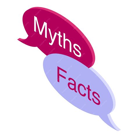 Premium Vector Myths Versus Facts Debunking Misconceptions With