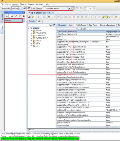 Squirrel基础 Squirrel安装（通过phoenix连接 Hbase）cdh版phoenix 安装squirrel Sql