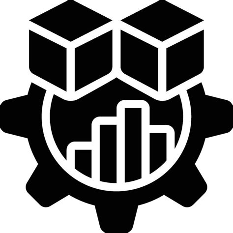 Inventory Optimization Inventory Management Glyph Solid Icon 56316225