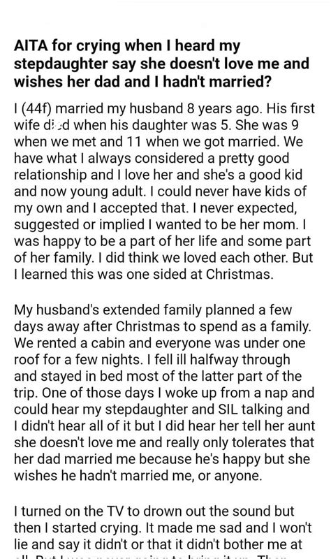 Aita For My Stepdaughter Wishes