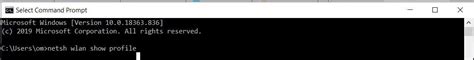 how to show all the previously connected wifi networks using cmd in