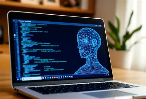 ai algorithm on a laptop screen hackernoon