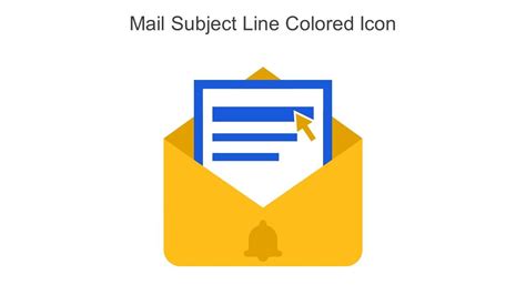 Mail Subject Line Colored Icon In Powerpoint Pptx Png And Editable Eps