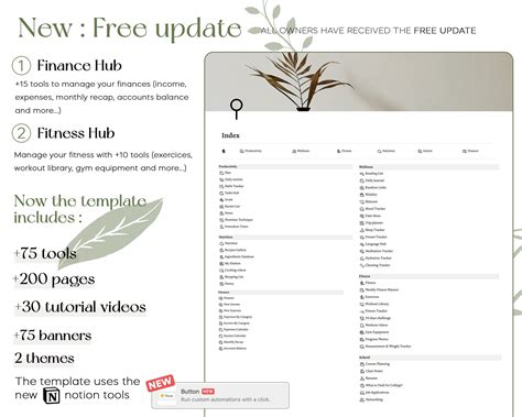 All In One Life Planner Notion Template Wethenotion