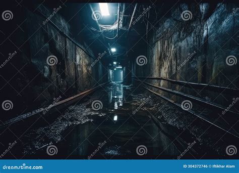 A Captivating Image Depicting A Dimly Lit Tunnel That Leads To A Radiant Light At The End Old