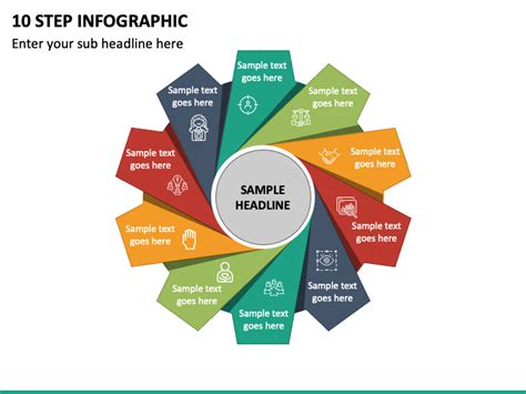 10 Step Infographic Powerpoint Template Ppt Slides