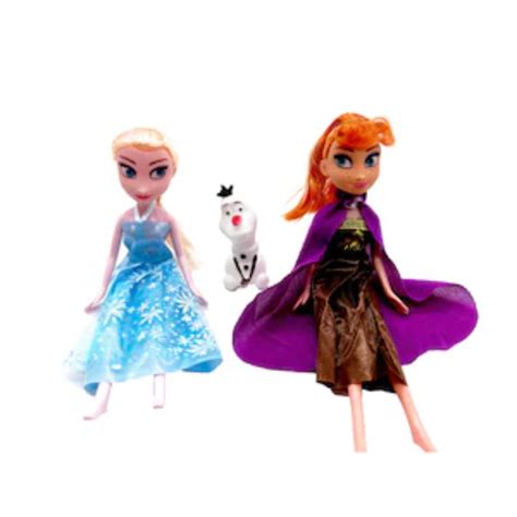 Комплект от 2 кукли Анна Елза и Олаф Frozen 24 см 3 години