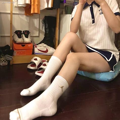 จัดส่งเฉพาะจุด จัดส่งในกรุงเทพฯ ถุงเท้าบาส Nike Air Jordan หนาหนุ่ม