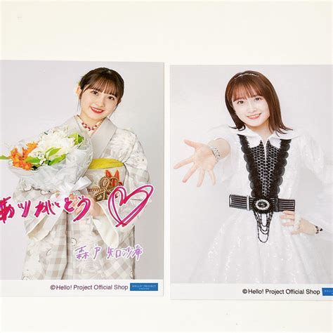 モーニング娘。 森戸知沙希 生写真 L判生写真 2枚セット メルカリ