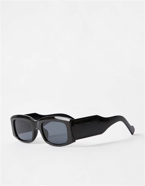 Route One Squared Sunglasses Black