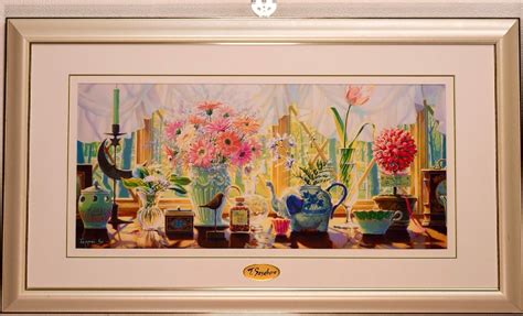 真作 笹倉鉄平 軽井沢の窓辺 アートポスター 花 情景画 絵画 額装 絵画 売買されたオークション情報yahooの商品情報をアーカイブ公開