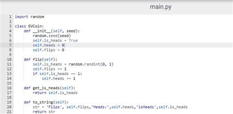 Solved Lab Flipping For Tails Given Main And Gvcoin Chegg